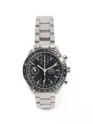 Omega Speedmaster Chronograph Stainless Steel Watch - Black