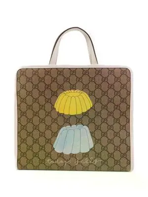 Gucci Gg Supreme Cat Print Tote Bag