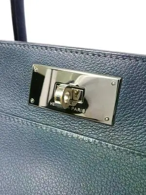 Hermès 26 Toolbox Shoulder Bag - Blue