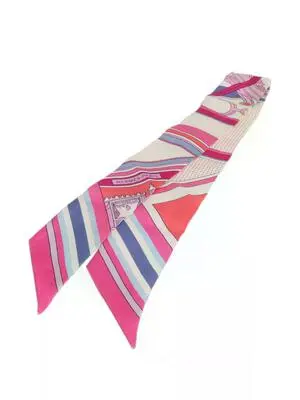 Hermès Silk Scarf Pink