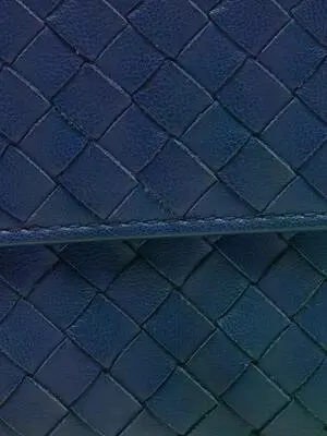Bottega Veneta Intrecciato Flap Wallet