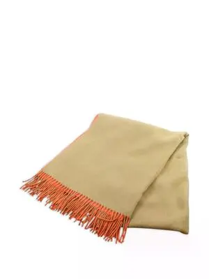 Hermès Fringed Cashmere Scarf