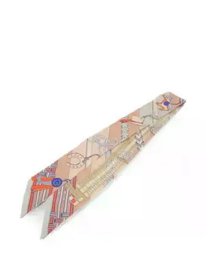 Hermès Twilly Scarf - Neutrals