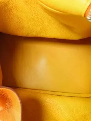Hermès 34 Lindy Clemence-leather Shoulder Bag - Orange