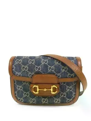 Gucci Horsebit 1955 Gg Supreme Canvas Shoulder Bag
