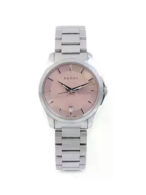 Gucci G-timeless 27mm Stainless Steel Watch - Pink