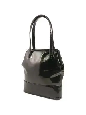 Versace Patent Leather Tote Bag
