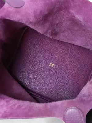 Hermès Mm Picotin Tote Bag - Purple