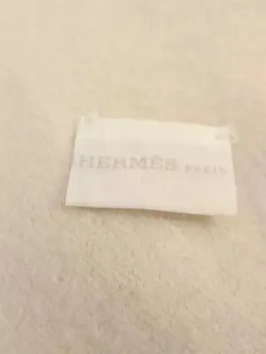 Hermès Fringed Cashmere Scarf
