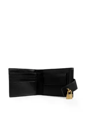 Balmain Logo-padlock Calf Leather Wallet