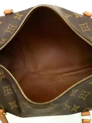 LOUIS VUITTON Monogram Papillon 30 Handbag - Brown
