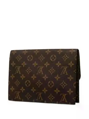 LOUIS VUITTON 1996 Monogram Pochette Rabat 23 Clutch Bag