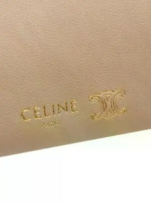 Celine Leather Shoulder Bag - Neutrals