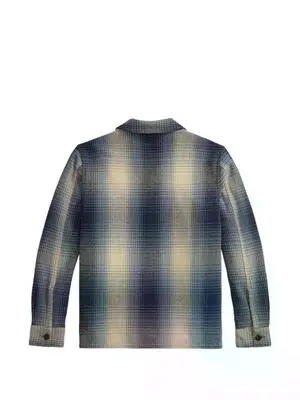 Ralph Lauren Check Button Wool Shirt