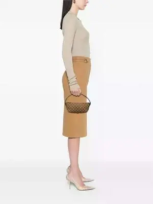 Gucci Gg Canvas Web Boat Shoulder Bag - Neutrals