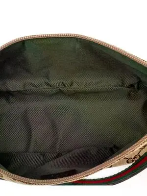 Gucci Gg Canvas Web Boat Shoulder Bag - Neutrals