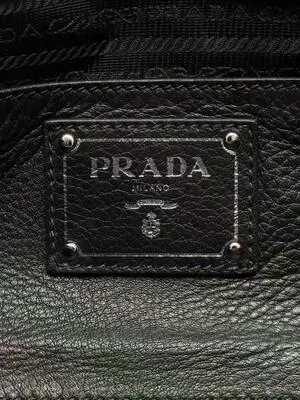 Prada Grained Leather Satchel