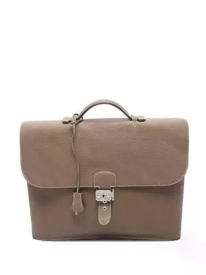 Hermès Sac À Dépêches 38 Briefcase - Grey
