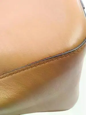 Fendi Selleria Ff Leather Tote Satchel - Brown