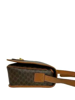 Celine 2012 Macadam Coated Canvas Crossbody Bag