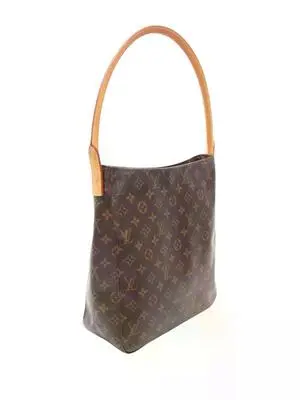 LOUIS VUITTON Monogram Looping Gm Shoulder Bag - Brown