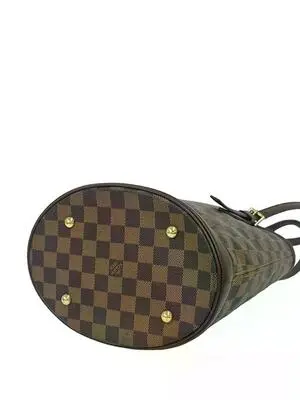 LOUIS VUITTON 2001 Damier Ebene Marais Bucket Bag