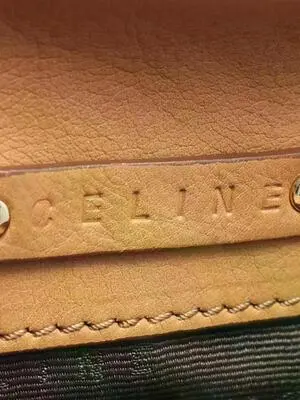 Celine Leather Shoulder Bag - Brown