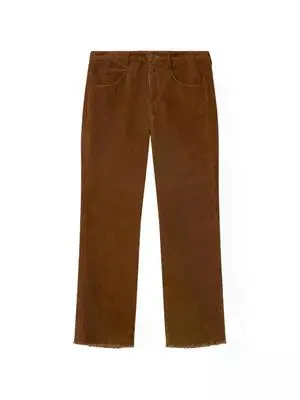 MARANT ETOILE Ruthie Corduroy Pants With Frayed Hem