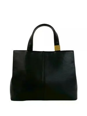 Burberry Leather Tote Handbag