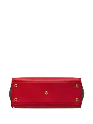 LOUIS VUITTON Monogram On My Side Mm Satchel - Red