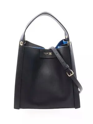 Celine Small Leather Cube Bag Satchel