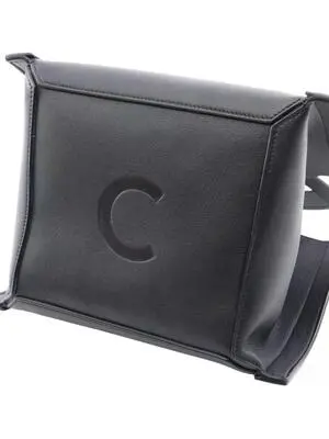Celine Small Leather Cube Bag Satchel