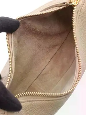 Celine Leather Satchel - Neutrals