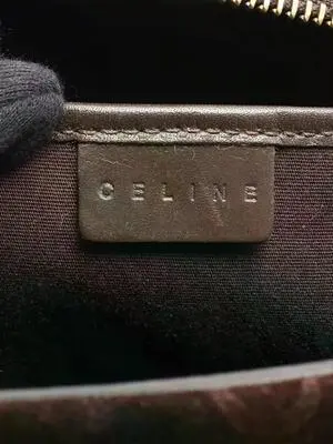 Celine Macadam Suede Handbag