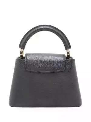 LOUIS VUITTON Taurillon Mini Capucines Satchel