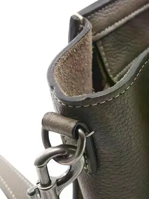 Celine Leather Luggage Tote Satchel - Grey