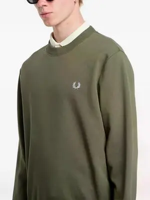 Fred Perry Embroidered Logo Crew Neck Sweater
