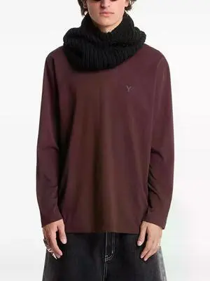 Y3 Logo Print Long Sleeve T-shirt
