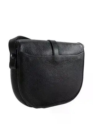 Dior Leather Flap Crossbody Bag - Black