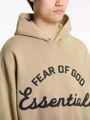 Fear Of God Logo Print Hoodie