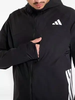 Adidas Logo Print Hooded Jacket