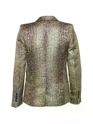 Zadig&Voltaire Python-jacquard Single-breasted Blazer