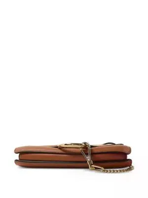 Chloé Faye Leather Shoulder Bag - Brown