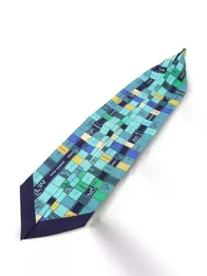 Hermès Print Silk Scarf