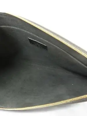 LOUIS VUITTON Monogram Clutch Bag - Brown