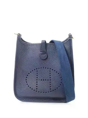 Hermès Evelyne Tpm Leather Shoulder Bag - Blue