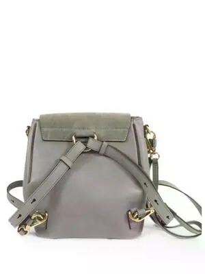 Chloé Faye Ring Detail Backpack - Blue