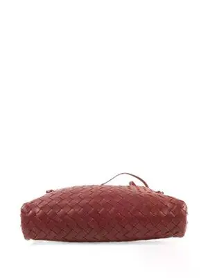 Bottega Veneta Intrecciato Shoulder Bag - Red