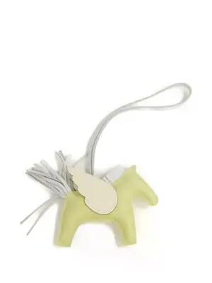 Hermès 2022 Rodeo Pegase Leather Bag Charm - Green
