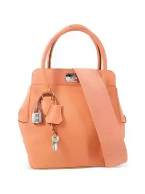 Hermès Toolbox Leather Shoulder Bag - Orange